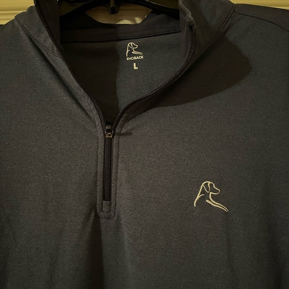 Rhoback | Jackets & Coats | Rhoback Midnight Blue Quarterzip Pullover ...